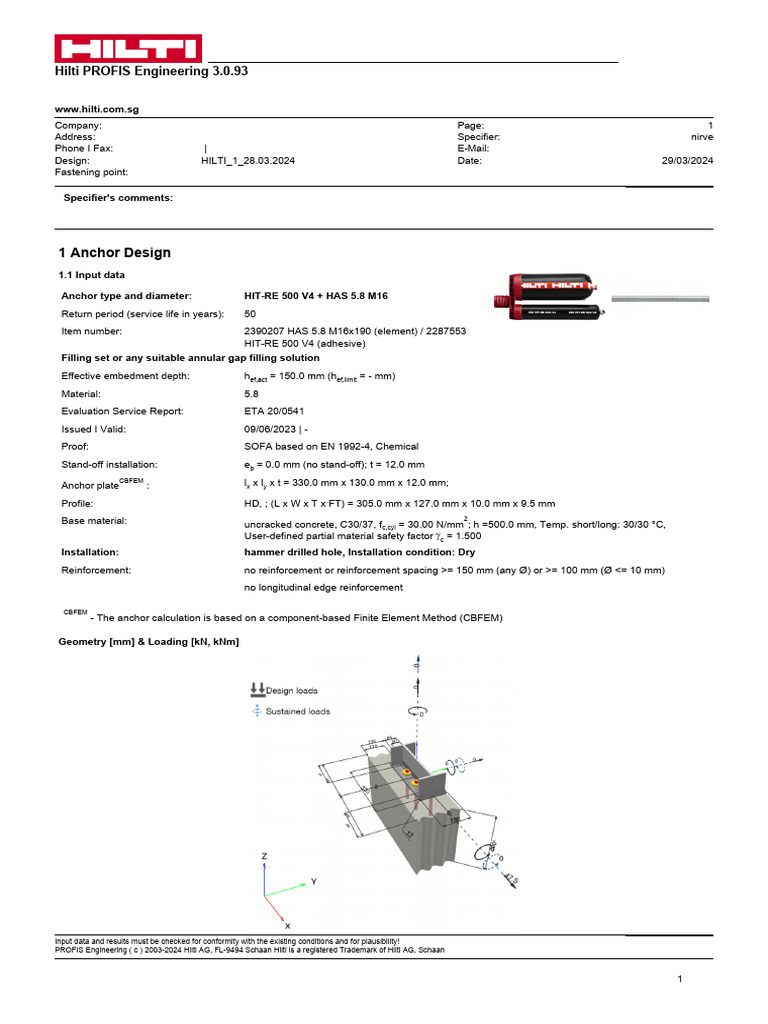 Drafts HILTI 1 28.03.2024 | PDF