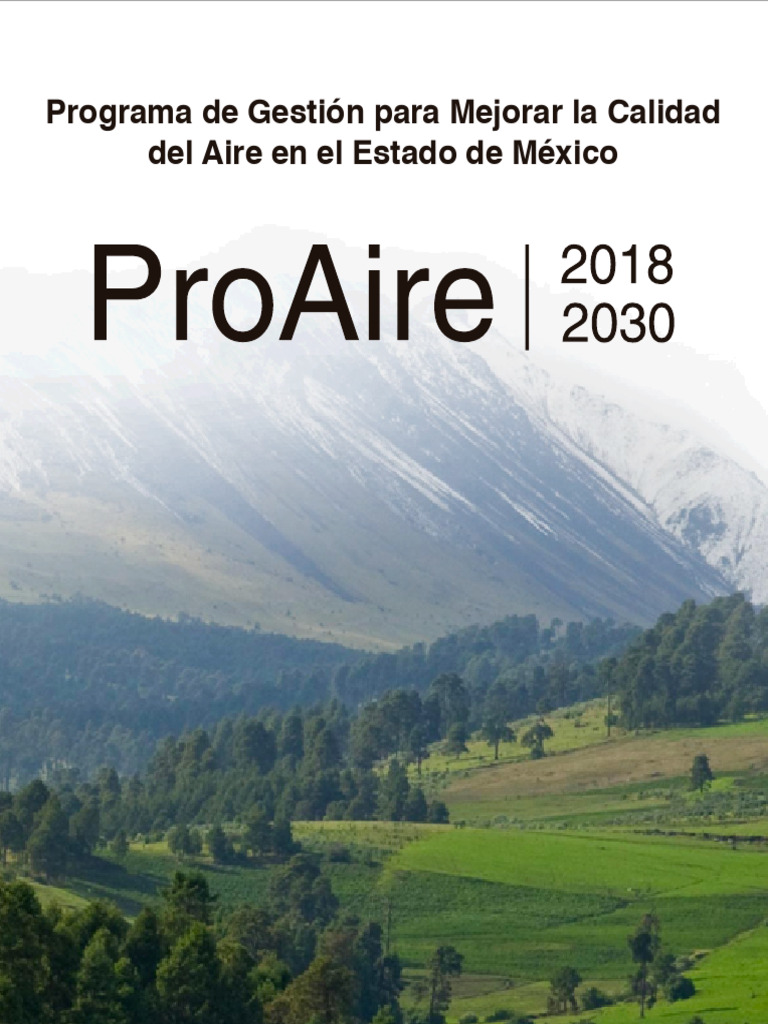 ProAire 2018-2030 | PDF | México | La contaminación del aire