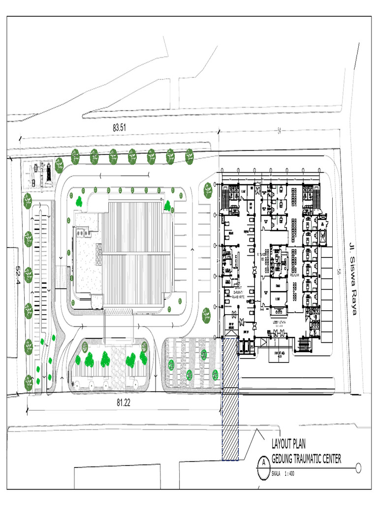 001 LayOut Plan Traumatic Center | PDF