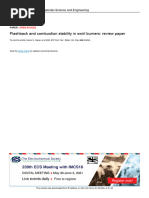 Axial Swirler Design for Combustors | PDF | Gases | Mechanical Engineering