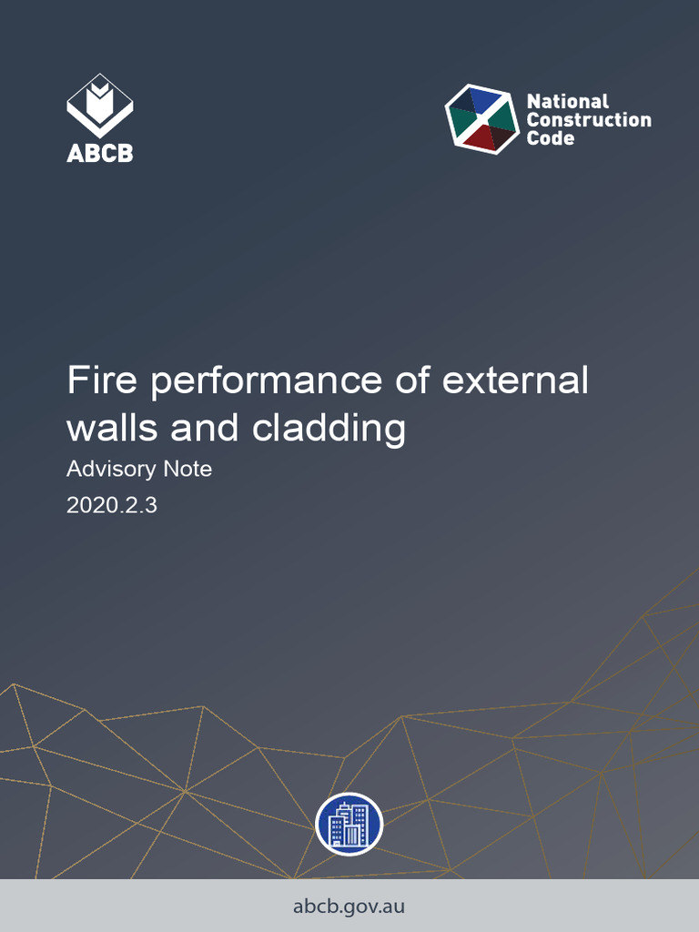 Advisory-Note-fire-performance-external-walls-cladding | PDF | Fire ...