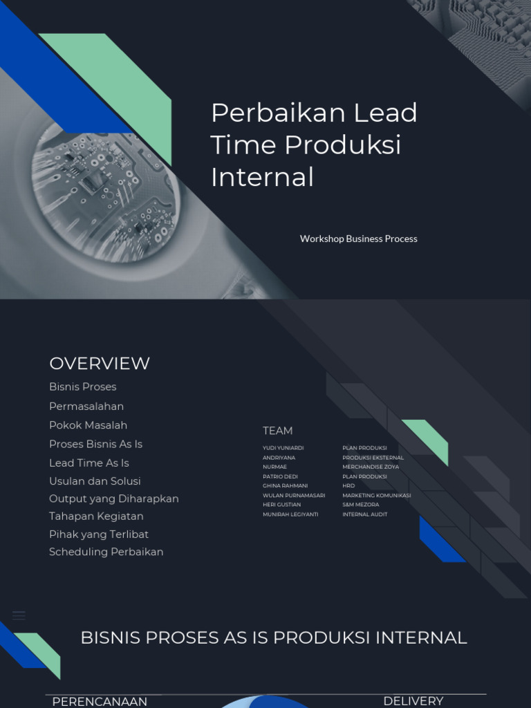 Perbaikan Lead Time Produksi Internal | PDF | Teknologi & Rekayasa