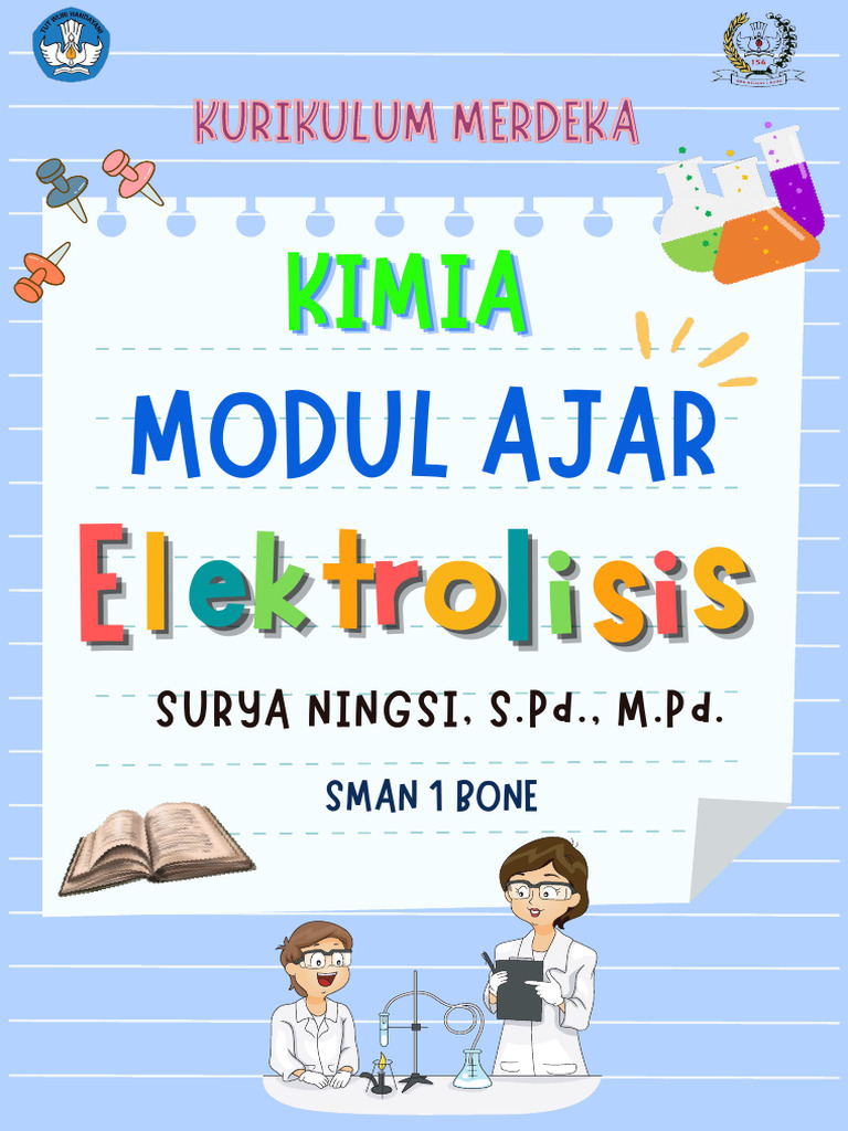 Modul Ajar Kimia - MODUL AJAR ELEKTROLISIS - Fase F | PDF