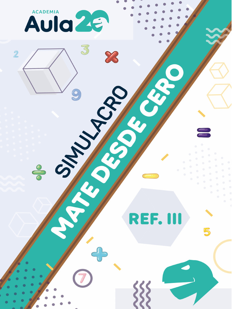 Unmsm-Oficial Mate Desde Cero General - Reforzamiento III-marco de Agua | PDF