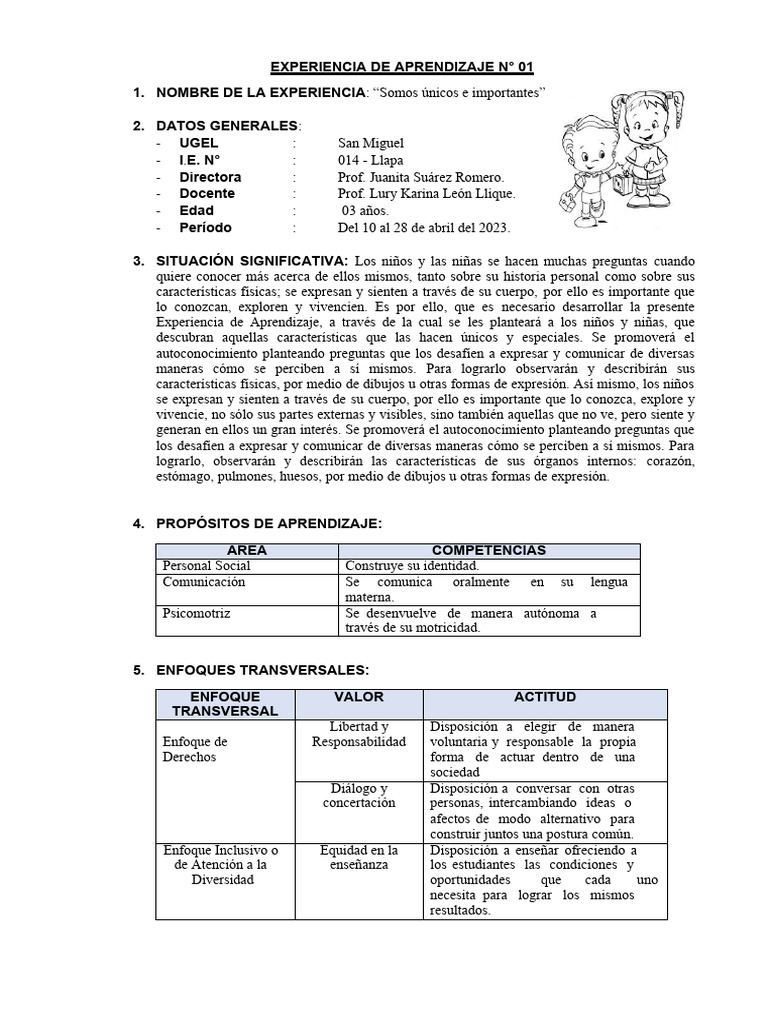 Somos Únicos e Importantes - Kary | Descargar gratis PDF | Gusto