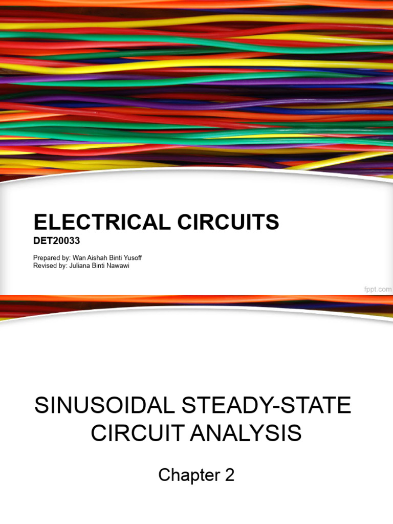 Chapter 2 Part 2 | PDF | Electrical Impedance | Electrical Network