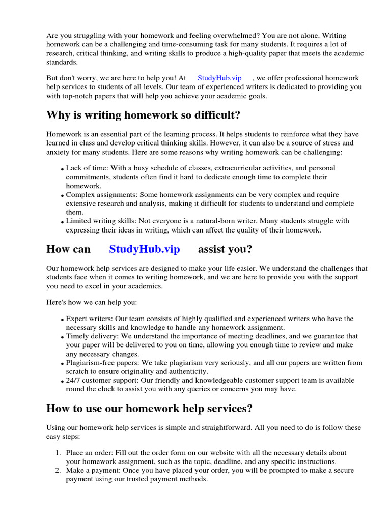 How To Use Homework Help | PDF | Homework | Learning
