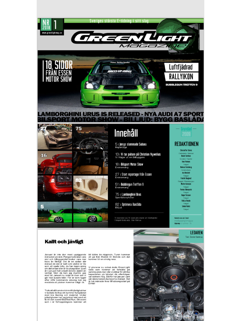 Greenlight Magazine - BGT 9 | PDF