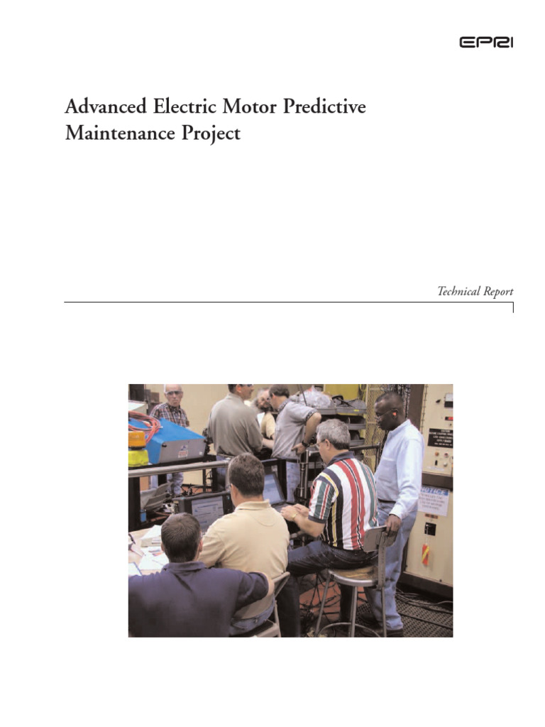 Advanced Electric Motor Predictive Maintenance Project | PDF ...