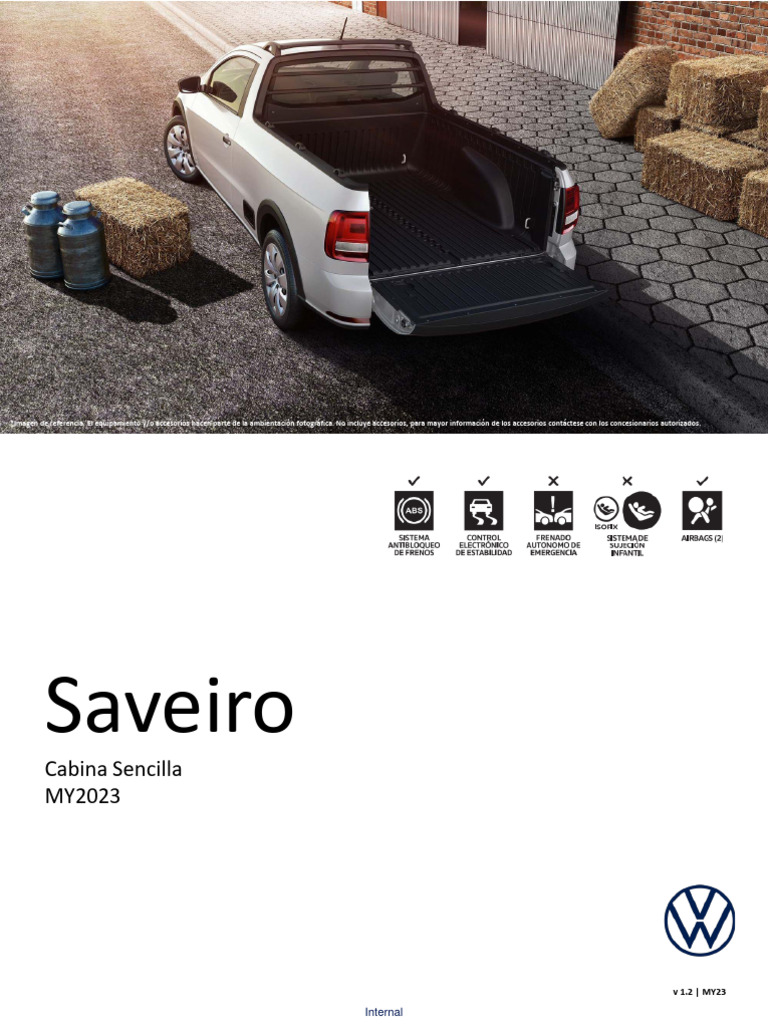 Volkswagen Saveiro SC My23 Abril 23 | PDF | Vehículo de motor ...