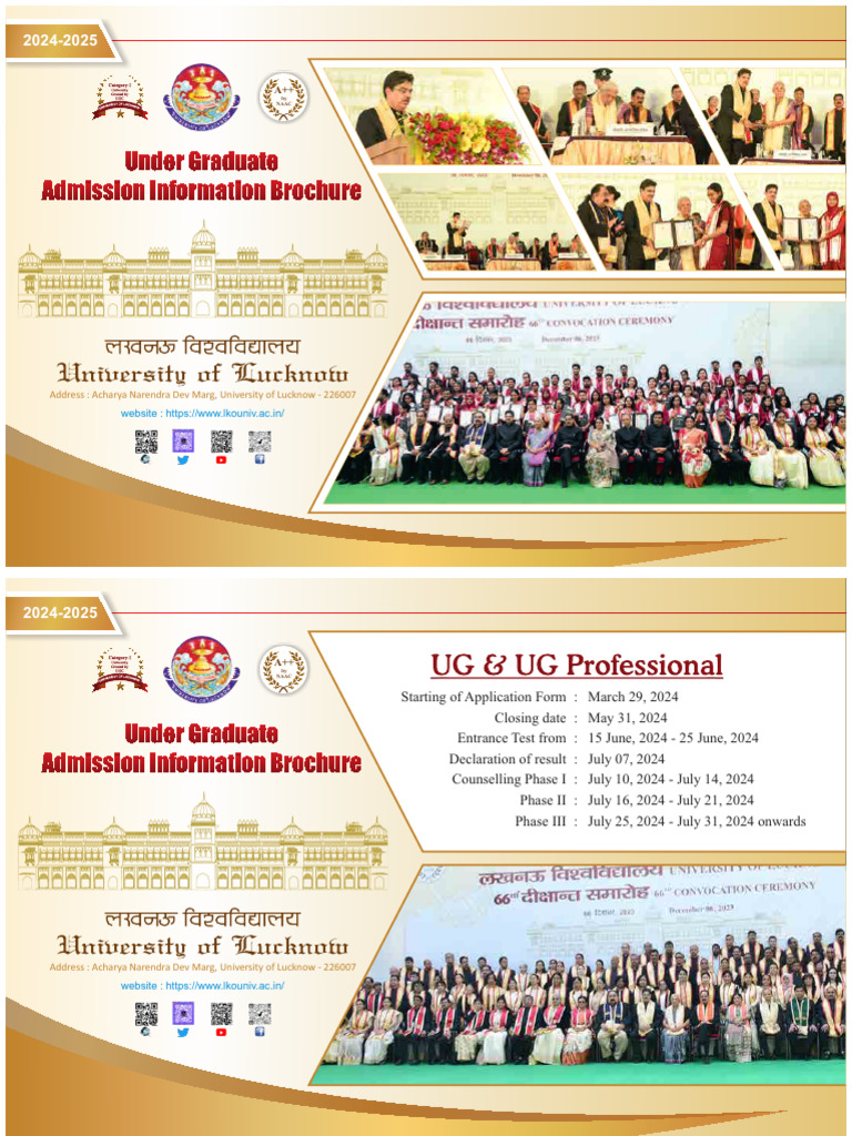 UG Admission Brochure 2024 25 | PDF | Vocational Education | Academic ...