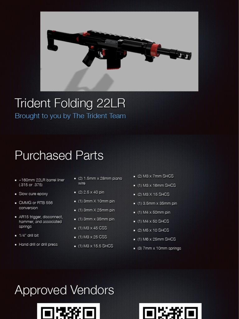 Trident Build Guide | PDF | Weapon Design | Firearm Components
