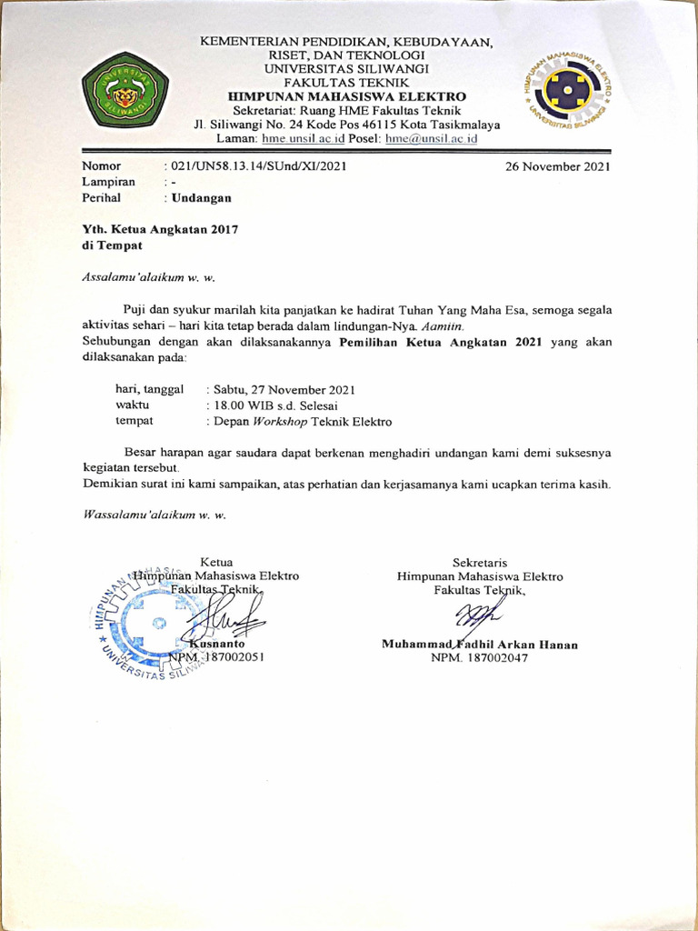 Undangan Kaang 17 | PDF