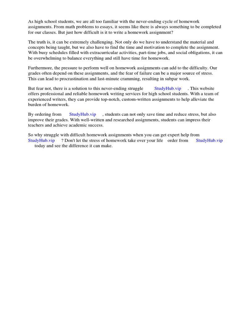 Average Homework High School Pdf Homework Programme For