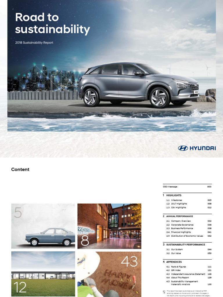 Hyundai Motor Company Online Report 3033 | PDF | Vehicles | Motor Vehicle