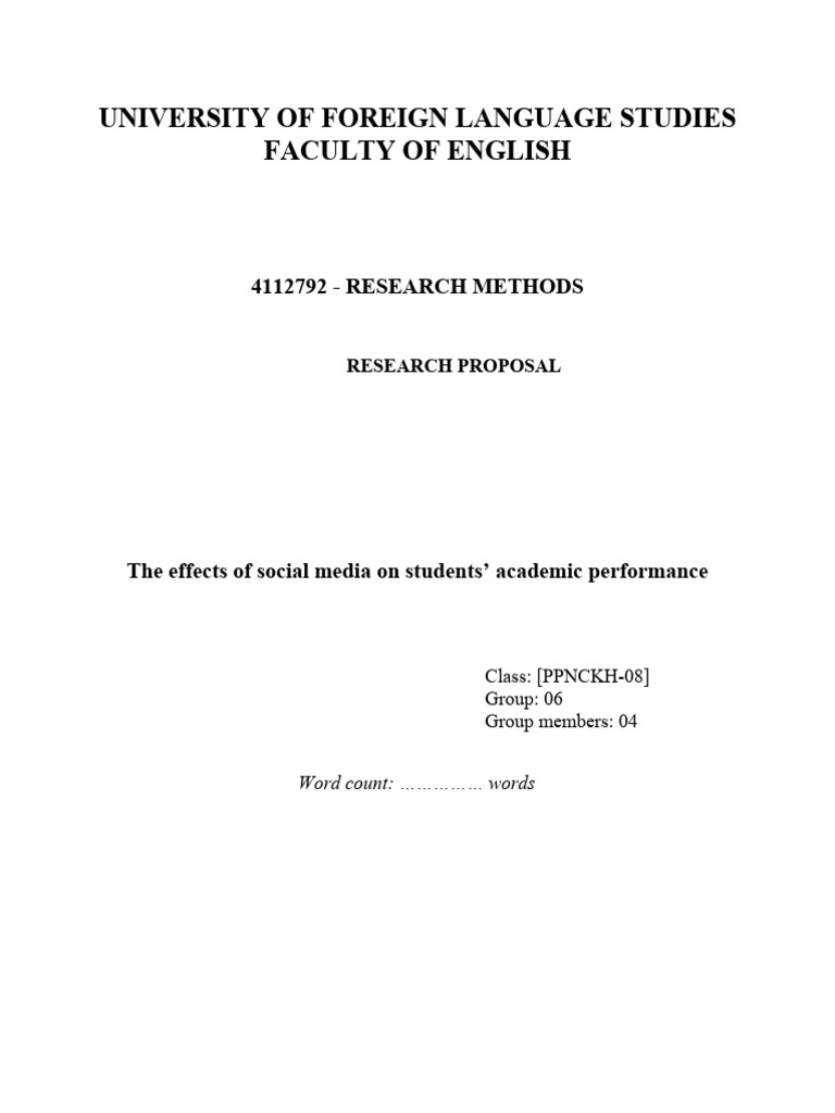 UNIVERSITY OF FOREIGN LANGUAGE STUDIES | PDF | Social Media | Popular ...