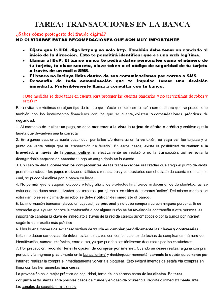 Tarea de Trasn | PDF | Contraseña | Bancos