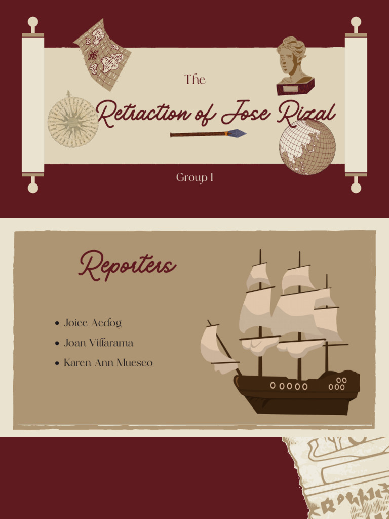 The Retraction of Jose Rizal_B2021 | PDF | Philippines