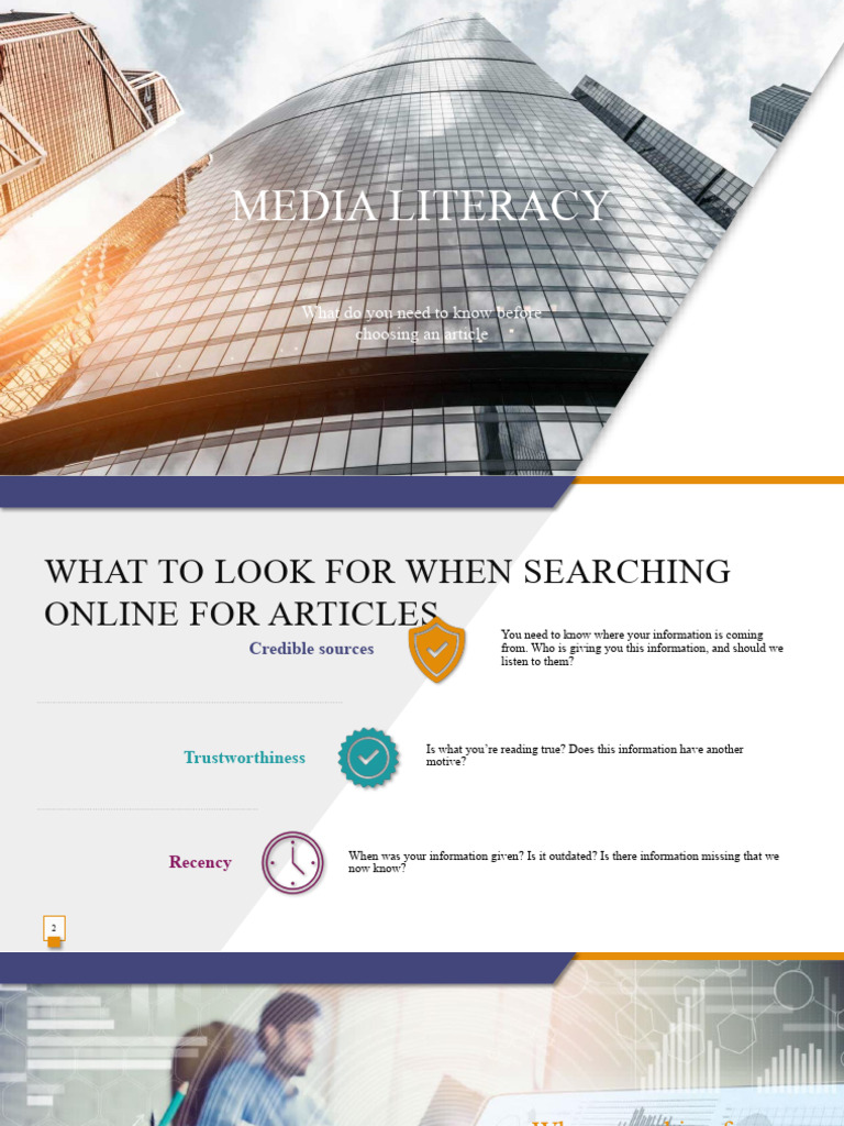 Media Literacy Presentation | PDF | Human Communication | Communication