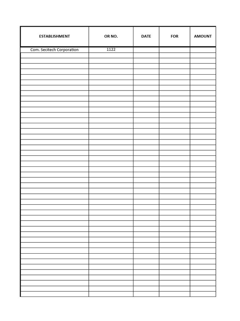 Cash Disbursement Journal October 2017 | PDF | Filling Station