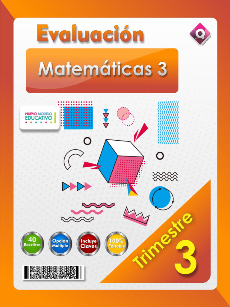Examen de Matemáticas 3° Grado Trimestre 3 | PDF | Triángulo | Ecuaciones