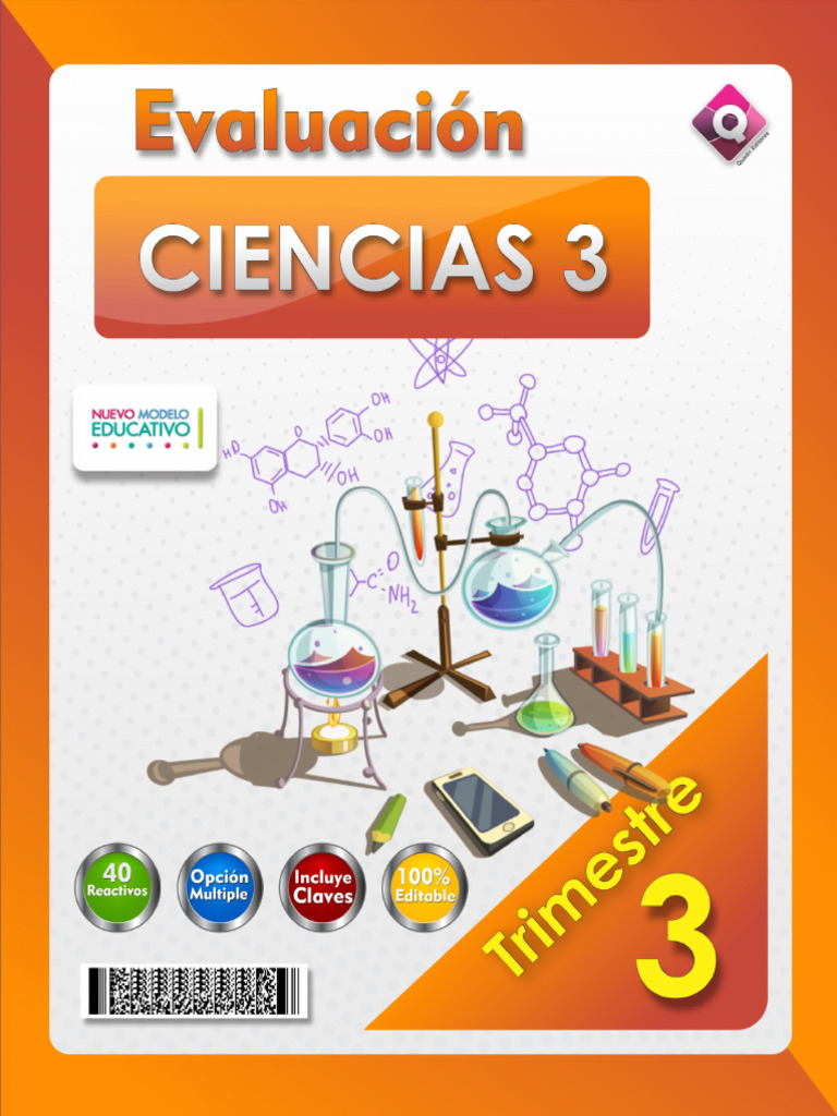EXAMEN CIENCIAS 3 - TRIMESTRE 3 | PDF | Enlace químico | Química