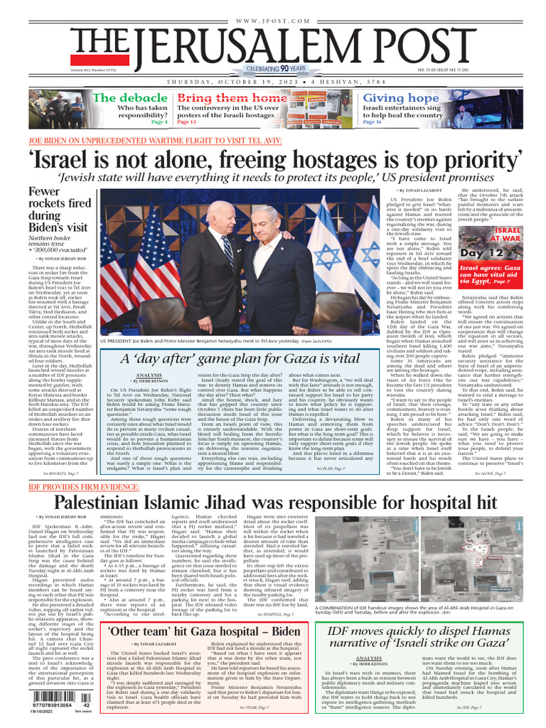?? 19oc The Jerusalem Post | PDF | Hamas | Israel