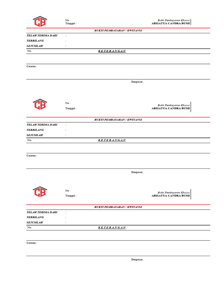 Invoice (Kwitansi) ACB | PDF