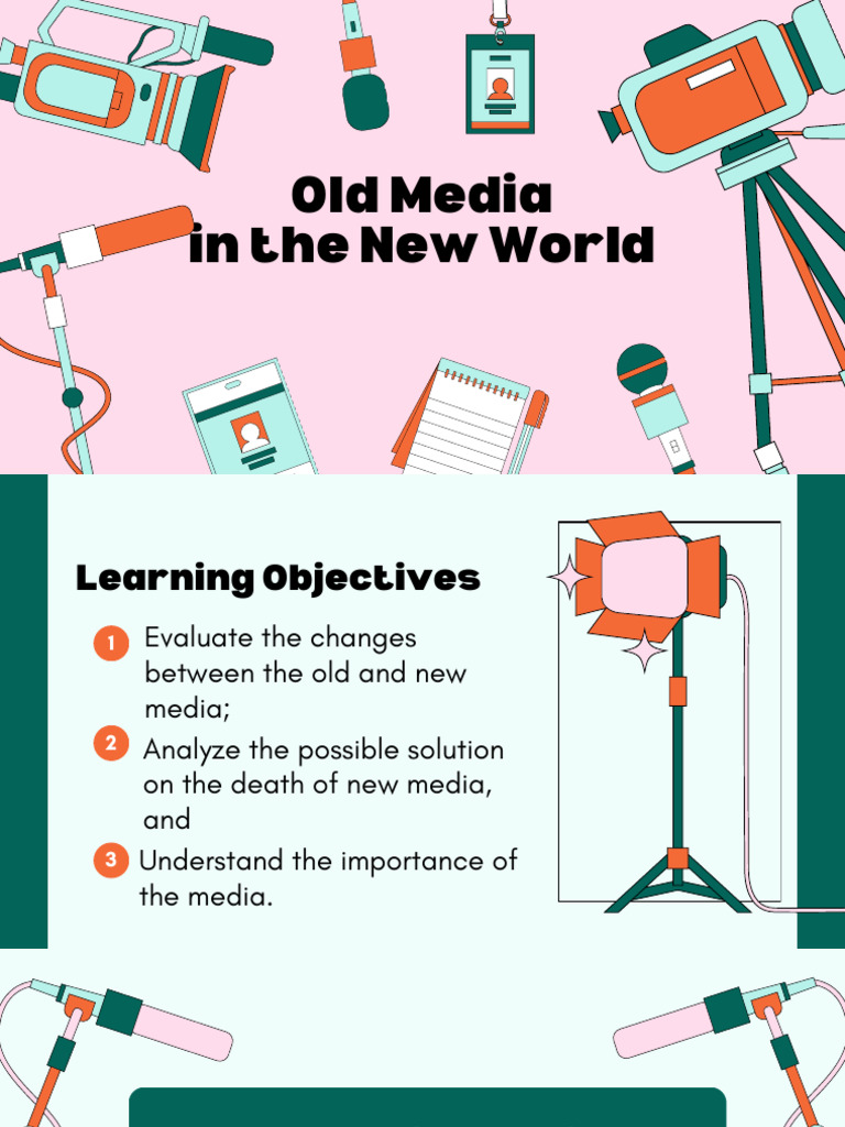 Green Orange Pink Lined Illustrative English Interpretive Feature ...