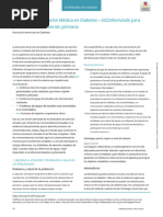 METAS DE GLUCEMIA SEGUN ADA 2025 | PDF | Diabetes | Hipoglucemia