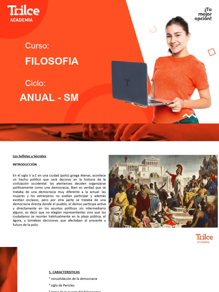 Sofistas y Sócrates: Filosofía en Atenas | PDF | Sócrates | Platón