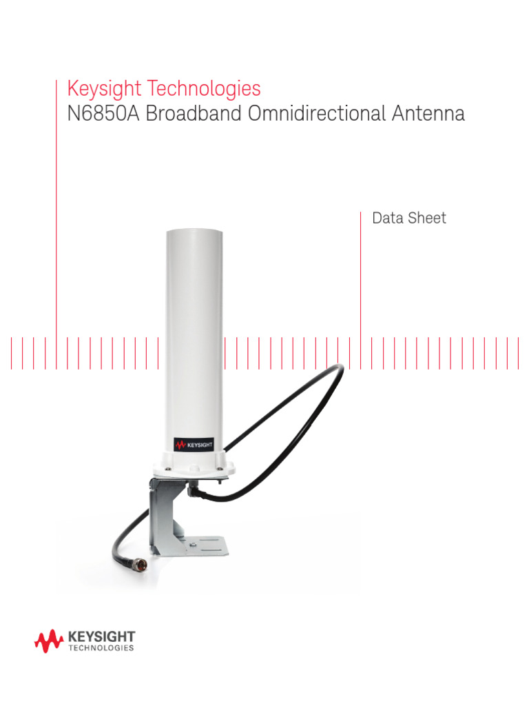 Broadband antenna keysight | PDF | Antenna (Radio) | Microphone