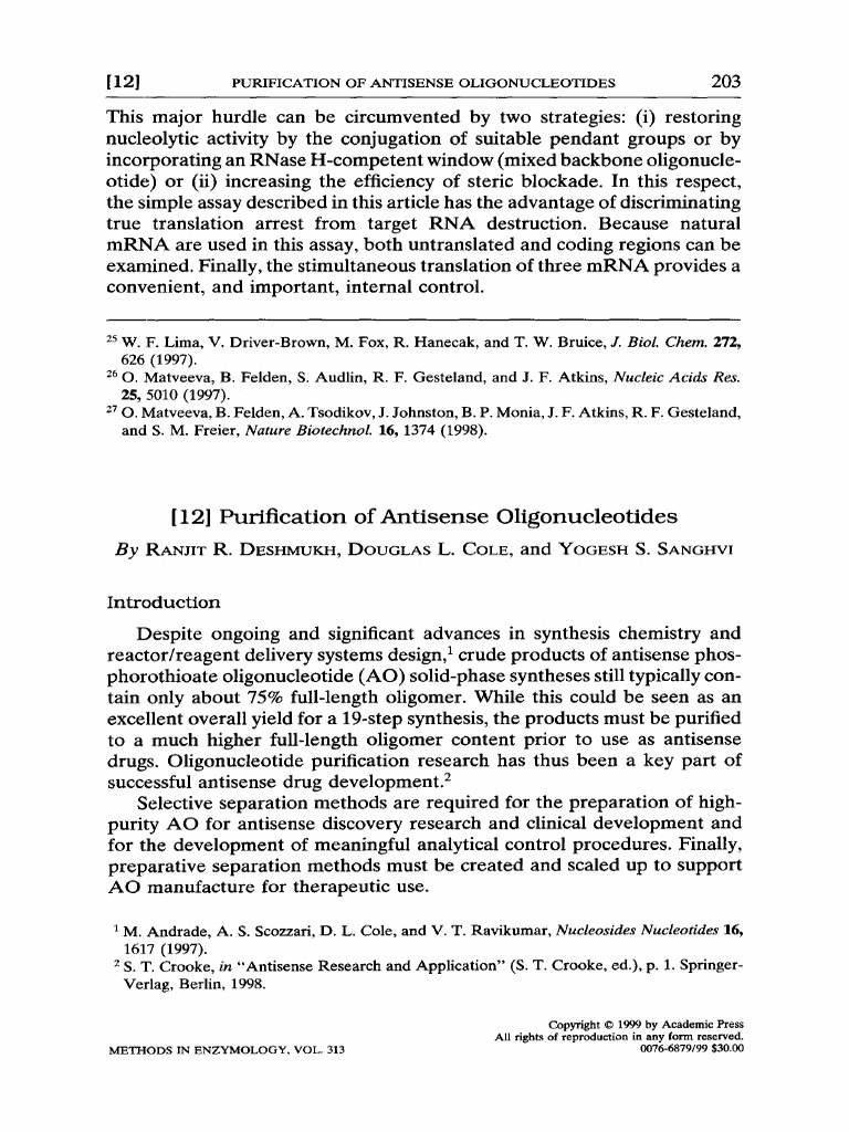 Deshmukh 2000 | PDF | Protein Purification | High Performance Liquid Chromatography