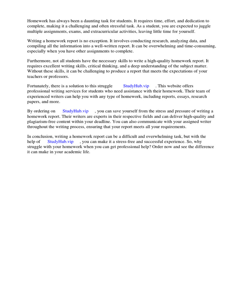 Homework Report | PDF | Homework | Safari (Web Browser)