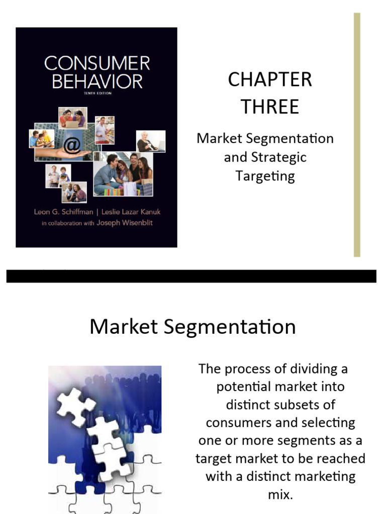 Chapter3 Segmentation | PDF | Market Segmentation | Marketing