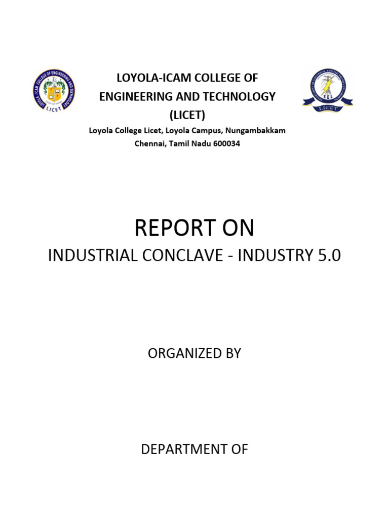 Industrial Conclave on Industry 5.0 Insights | PDF | Automation ...