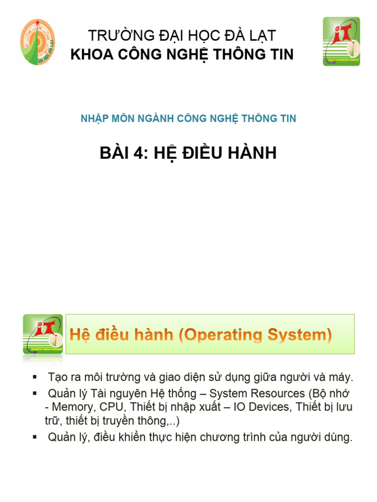 Bai 4 - He dieu hanh | PDF
