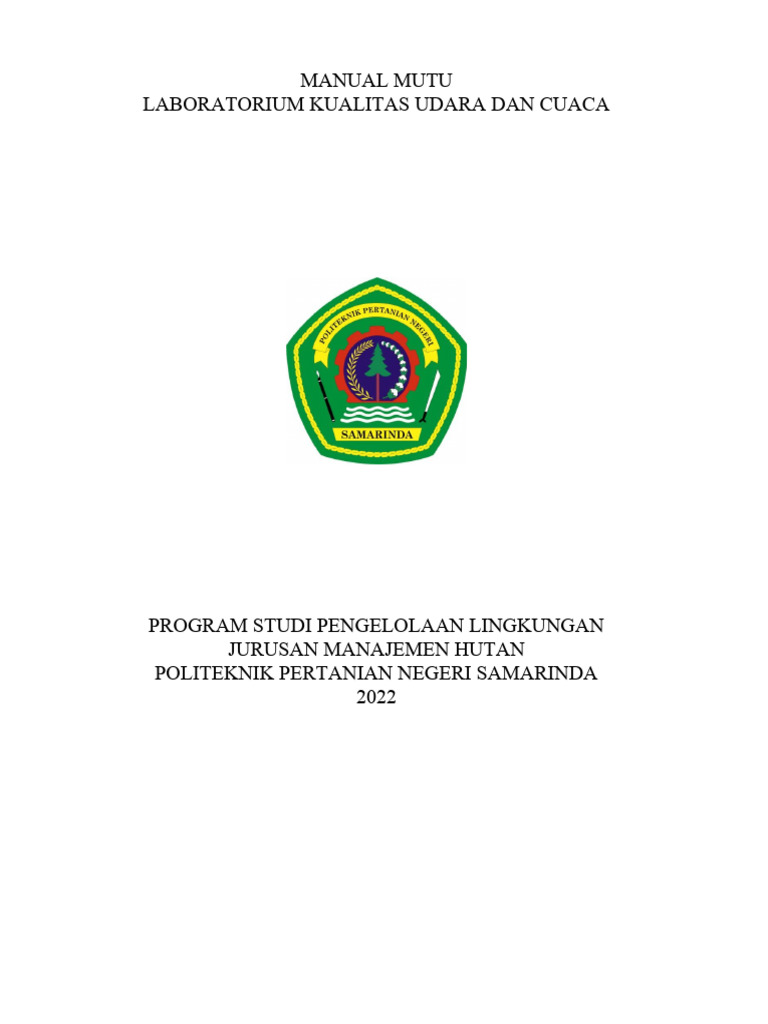 Manual-Mutu-Lab KUC | PDF | Teknologi & Rekayasa