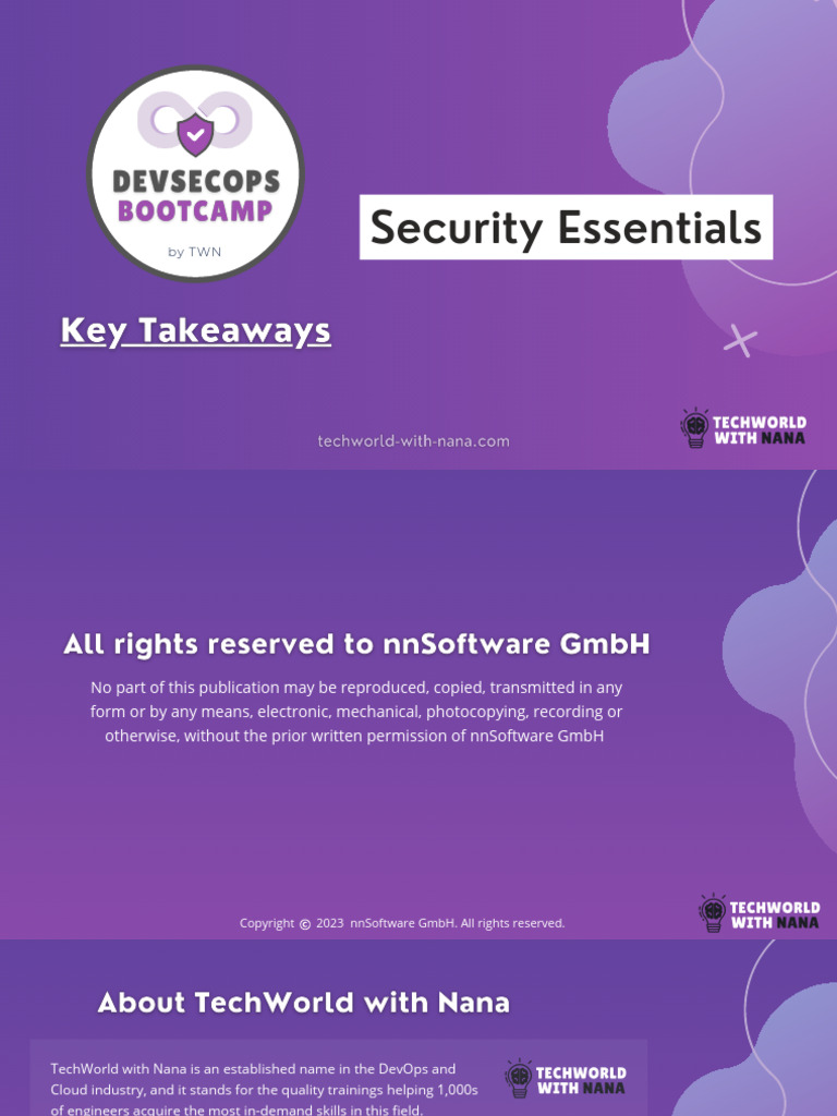 01 - Security Essentials | PDF | Security | Computer Security