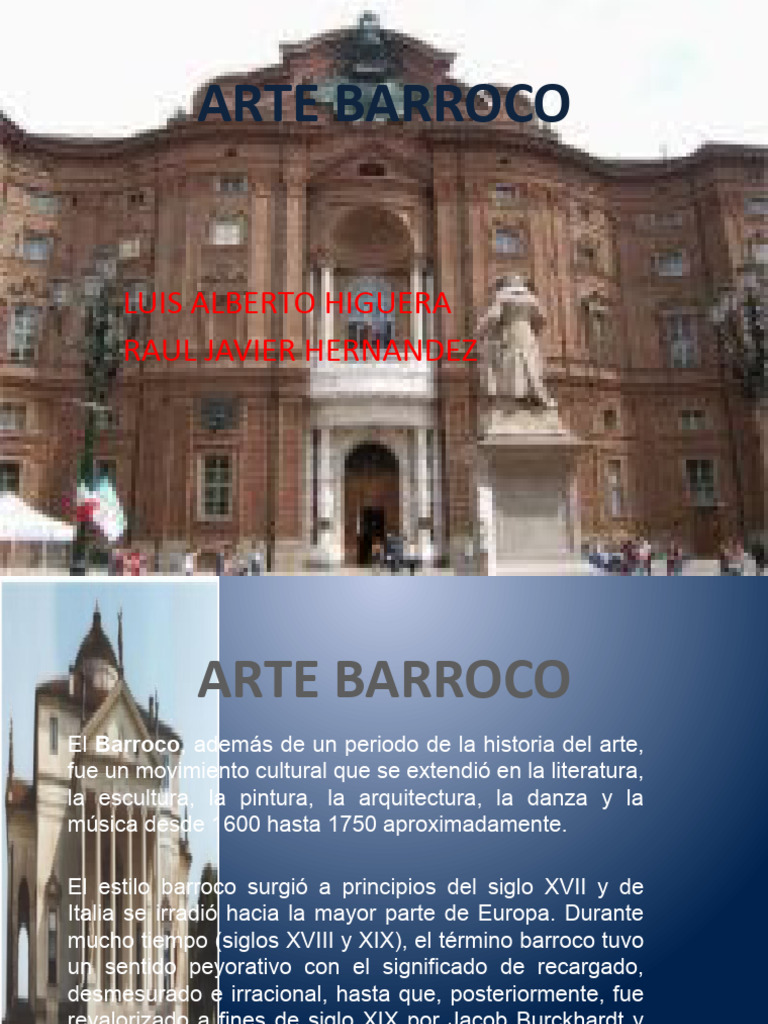 ARTE BARROCO | PDF | Barroco | Renacimiento