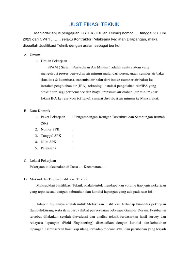 Justifikasi Teknik Simpel | PDF