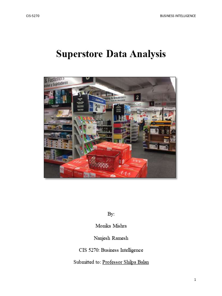 Global Superstore Report | PDF | Quartile | Business Intelligence