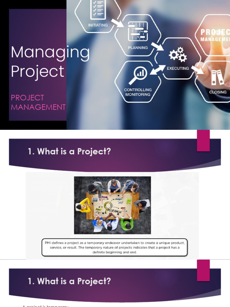 Managing Project | Download Free PDF | Project Management | Projects