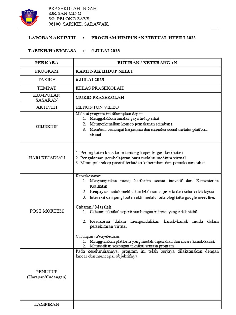 Laporan Hepili 2023 | PDF