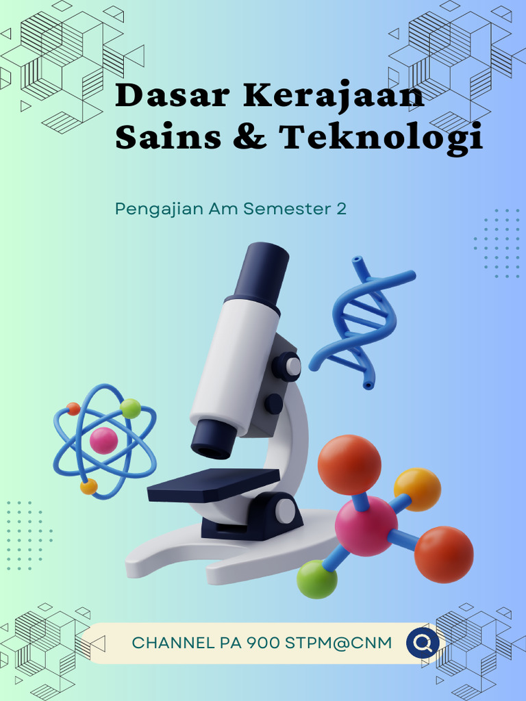Dasar Kerajaan Sains & Teknologi | PDF