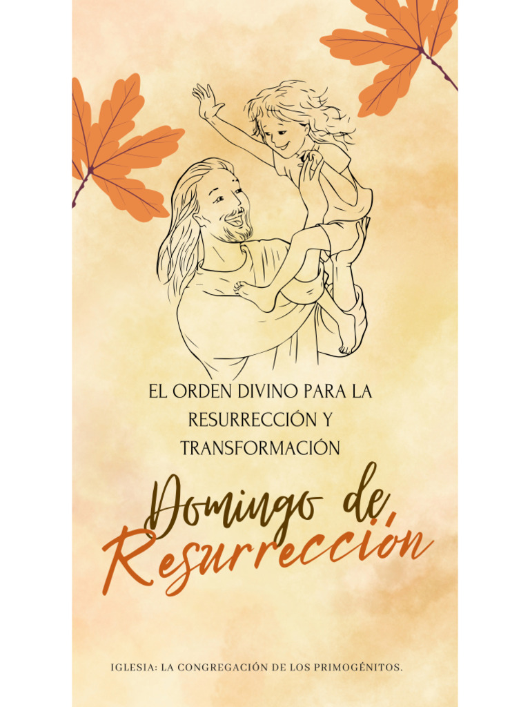 5° EL ORDEN DIVINO PARA LA RESURECCIÓN Y LA TRANSFORMACIÓN - MAXI | PDF