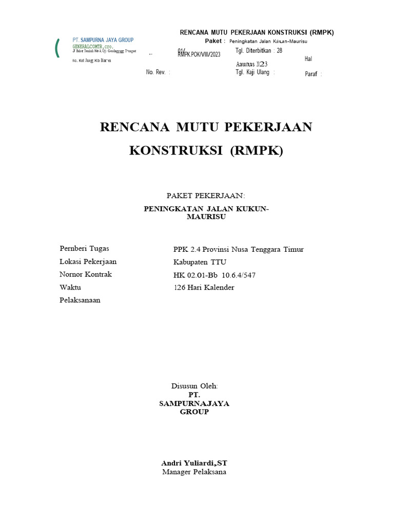 RMPK Kukun | PDF