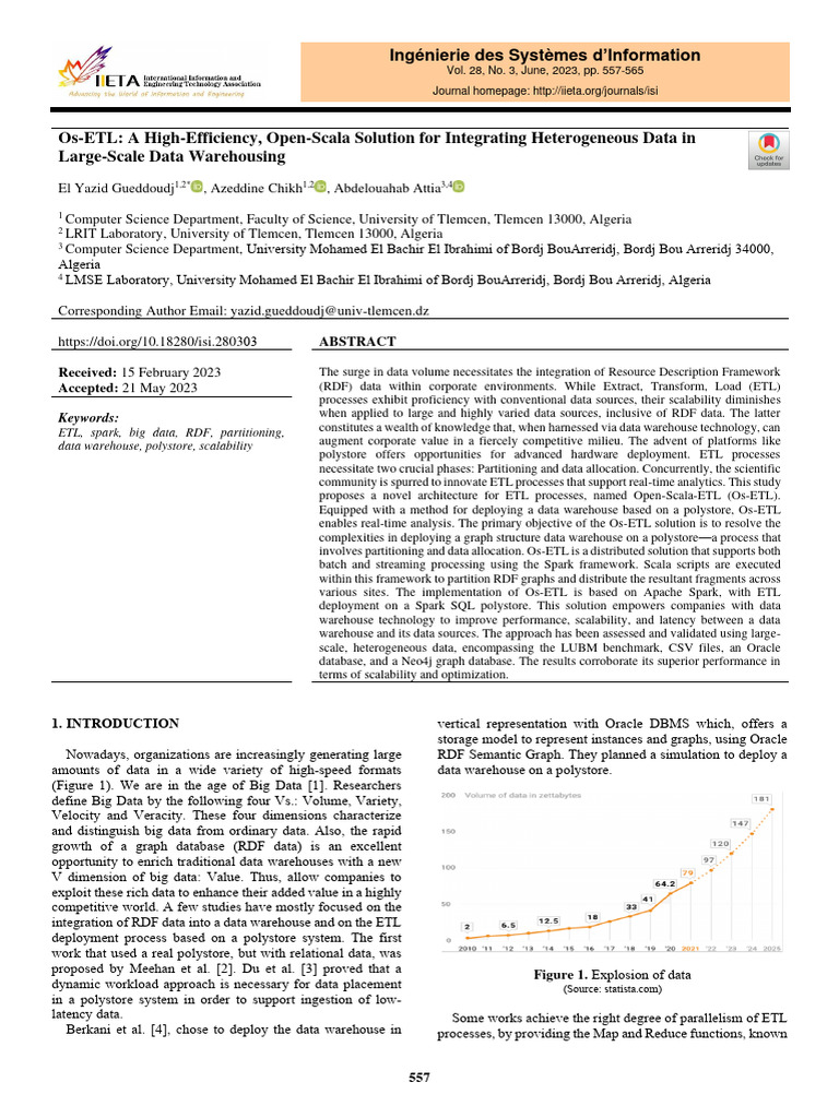 Os ETLAHigh EfficiencyOpen ...