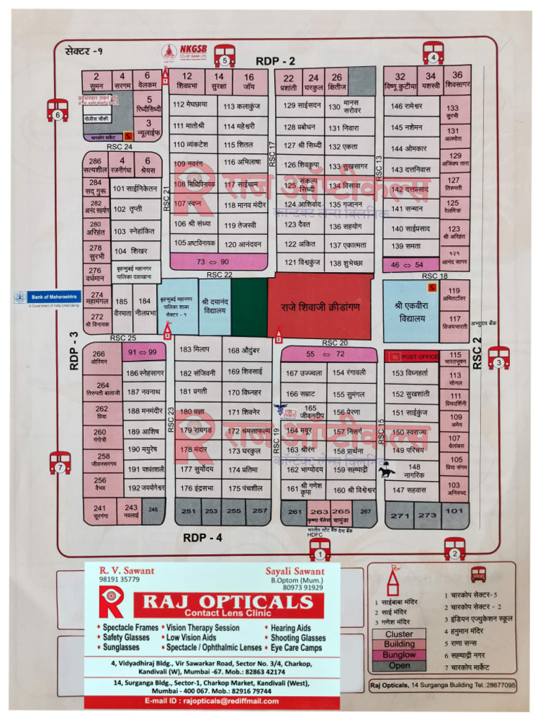 All Charkop Maps | PDF