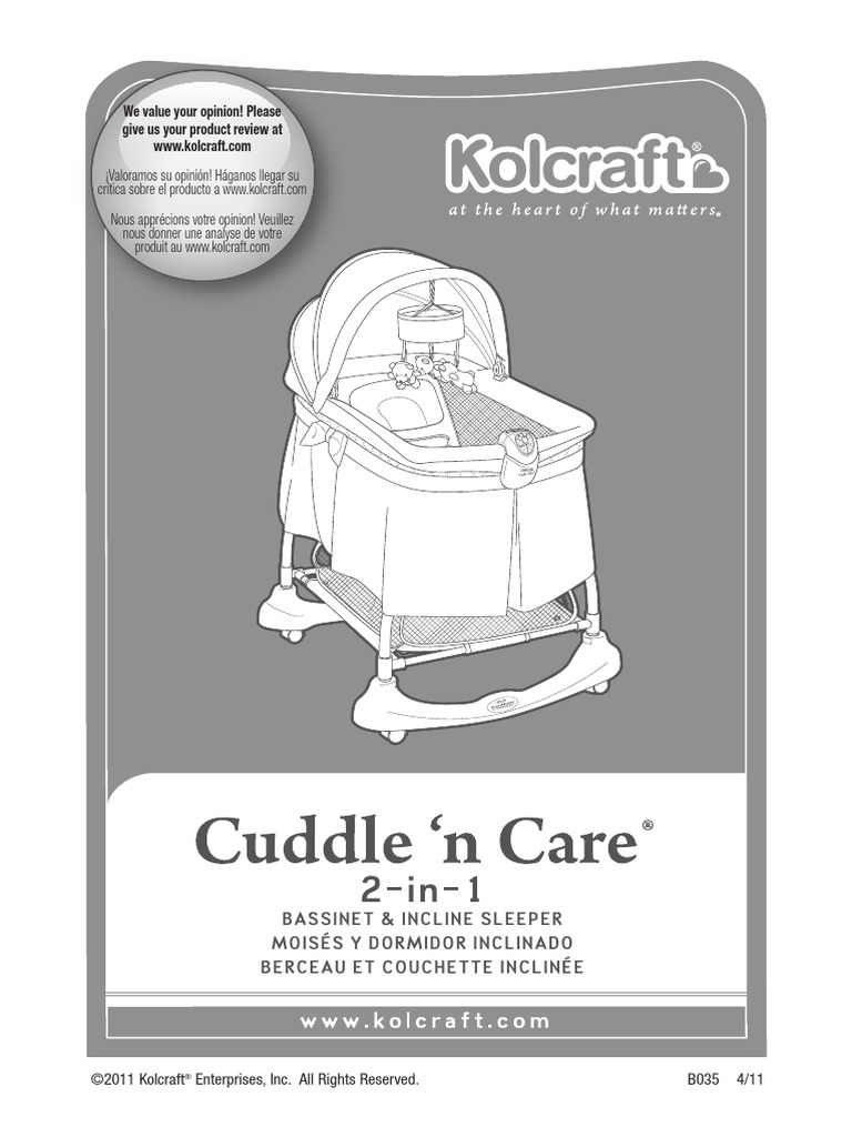 Cuddle N Care Rocking Bassinet - KB063 - Instructions | PDF | Infancy ...